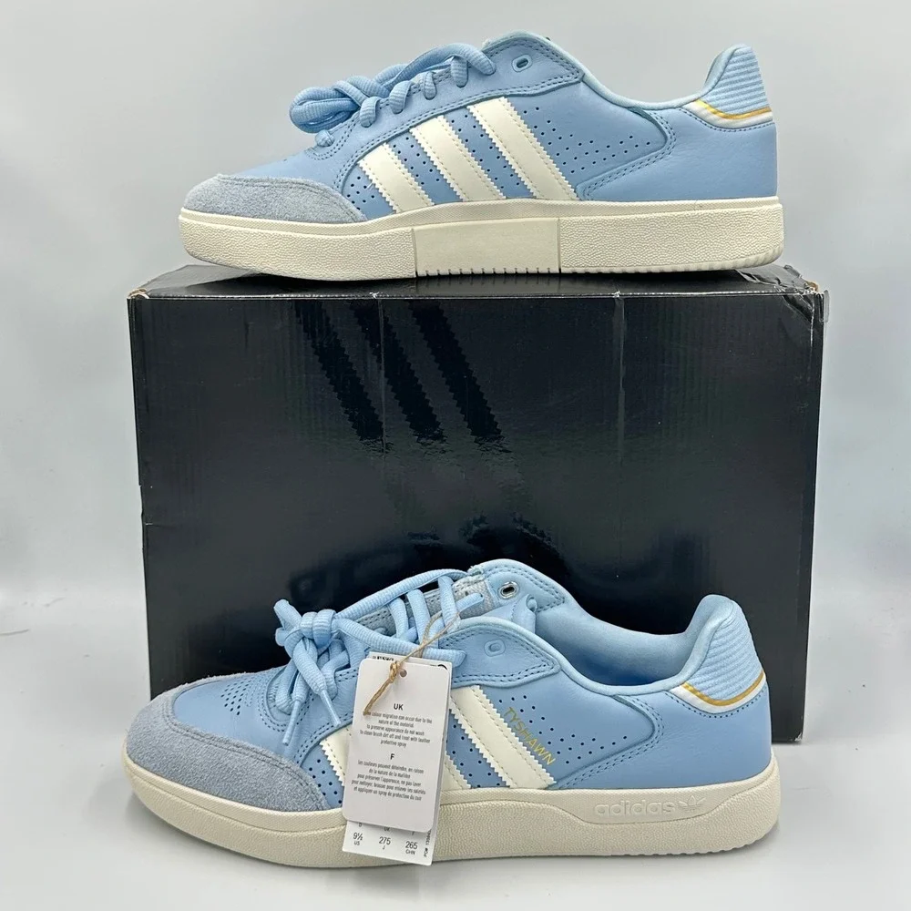 adidas | Shoes | Adidas Tyshawn Low Jh848 Mens 95 Blue White Gold Nib ...